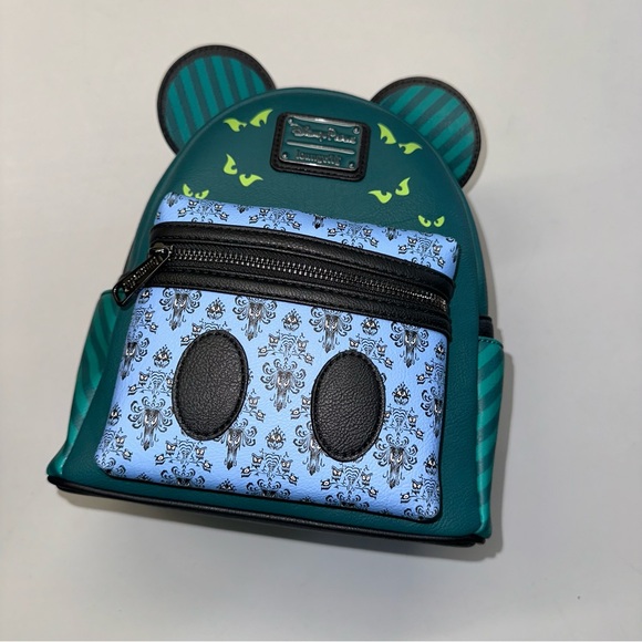 Loungefly | Bags | Loungefly Disneys Haunted Mansion Teal And Light ...